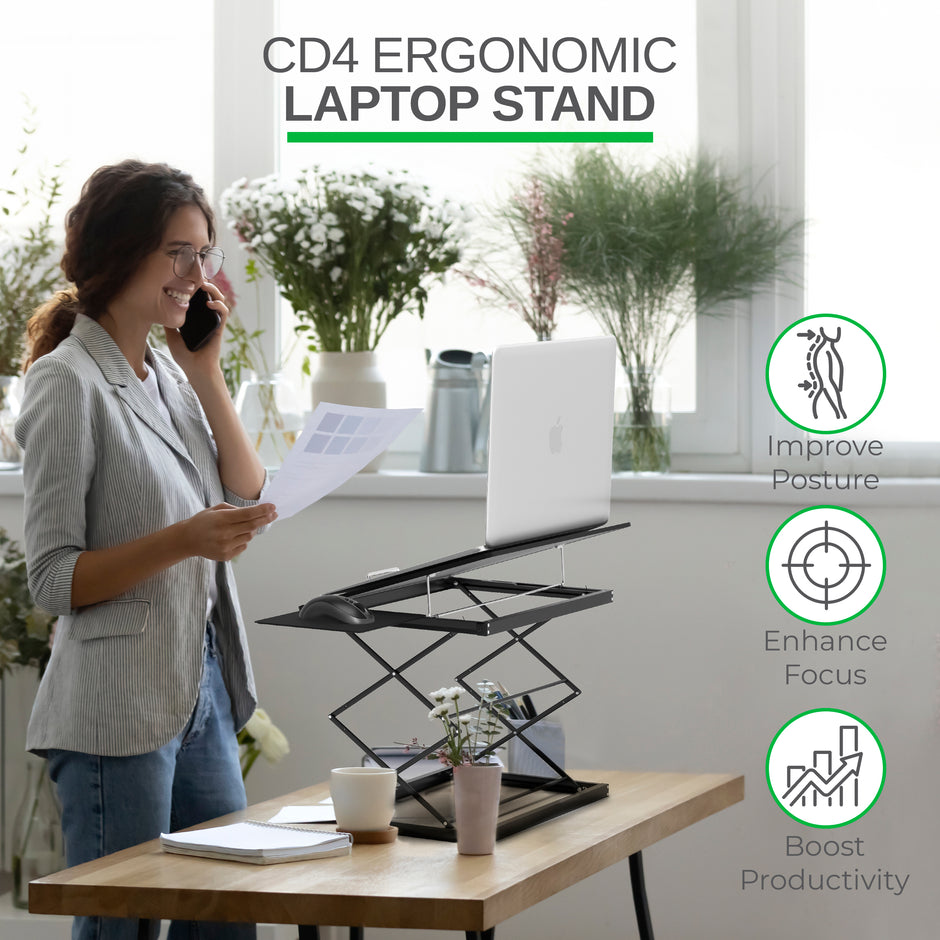 Work Better With An Adjustable Laptop Stand and Lap Desk ...