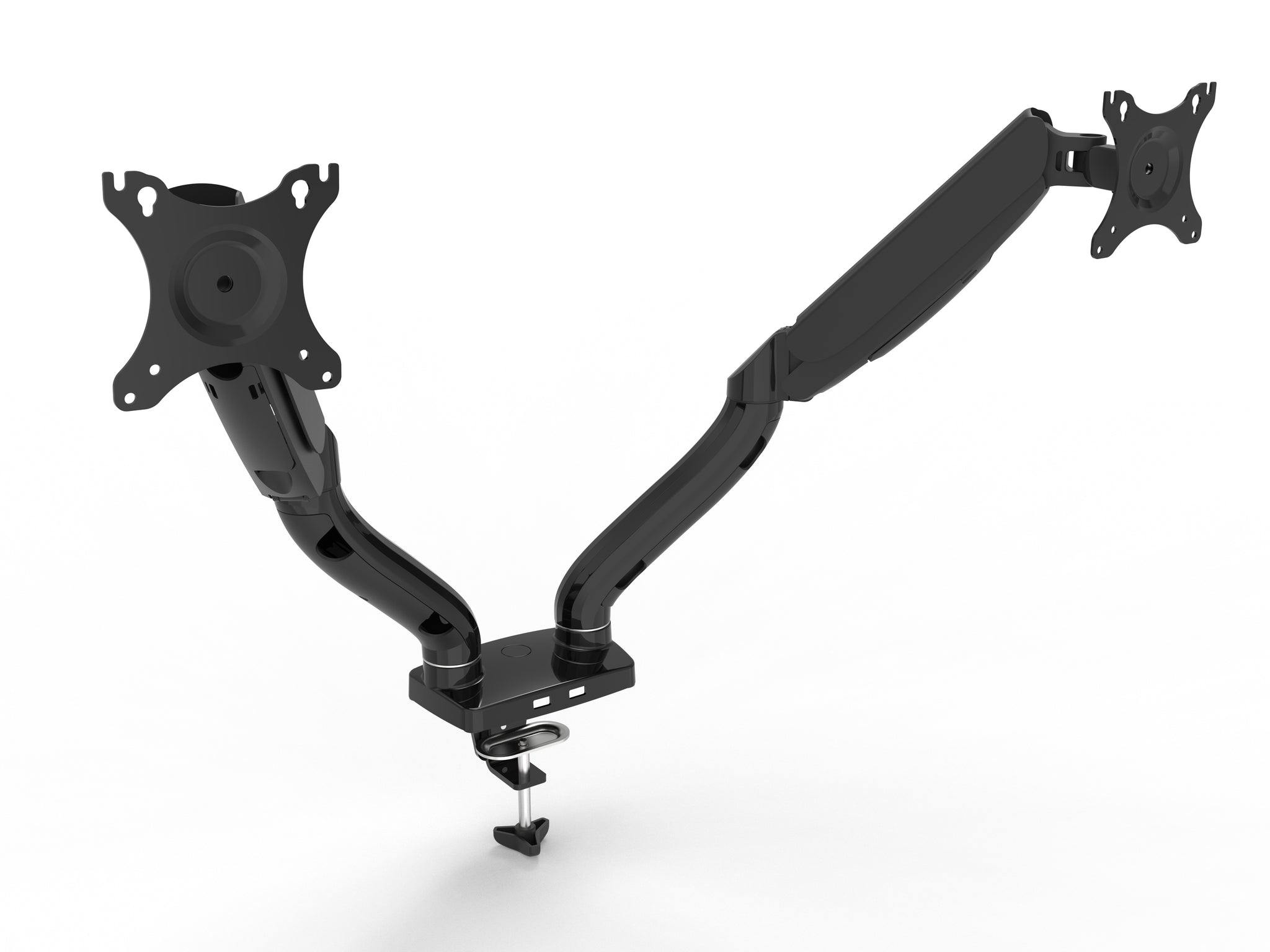 Dual Monitor Mount ergonomic computer screen stand arm desk mount ...