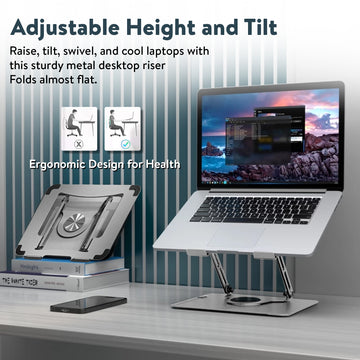 Work Better With An Adjustable Laptop Stand and Lap Desk ...