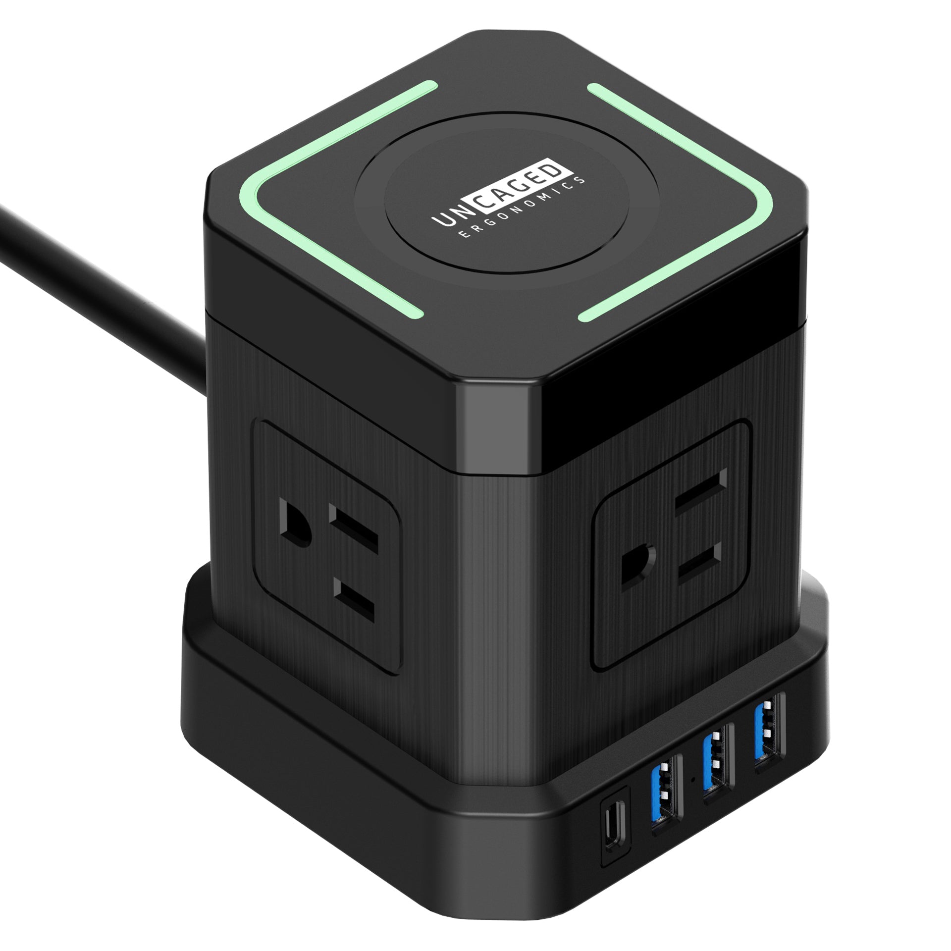 Wireless Charger Cube Power Strip – UncagedErgonomics