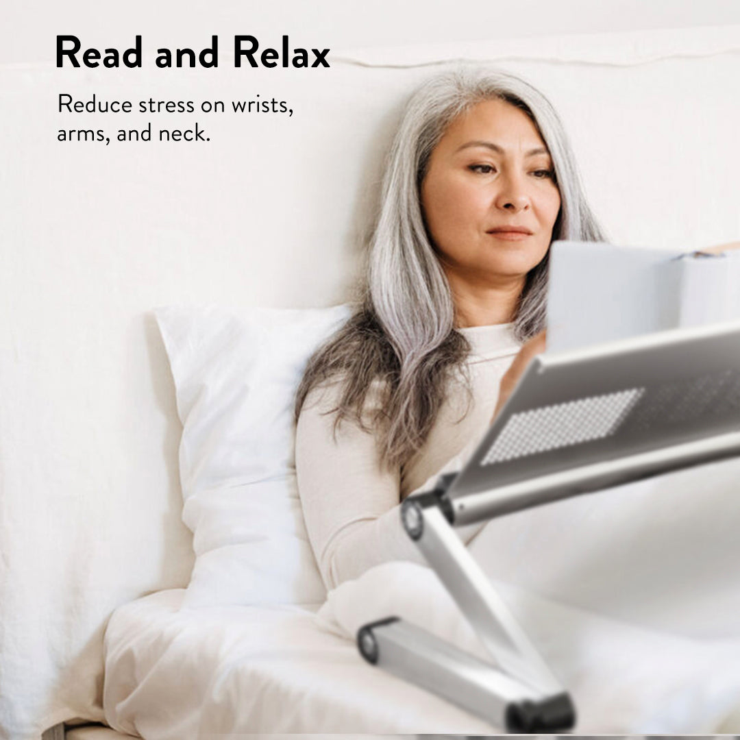 Work Better With An Adjustable Laptop Stand and Lap Desk ...
