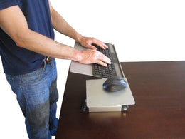 Adjustable Computer Keyboard Stand Raise Keyboards to Standing Height ...