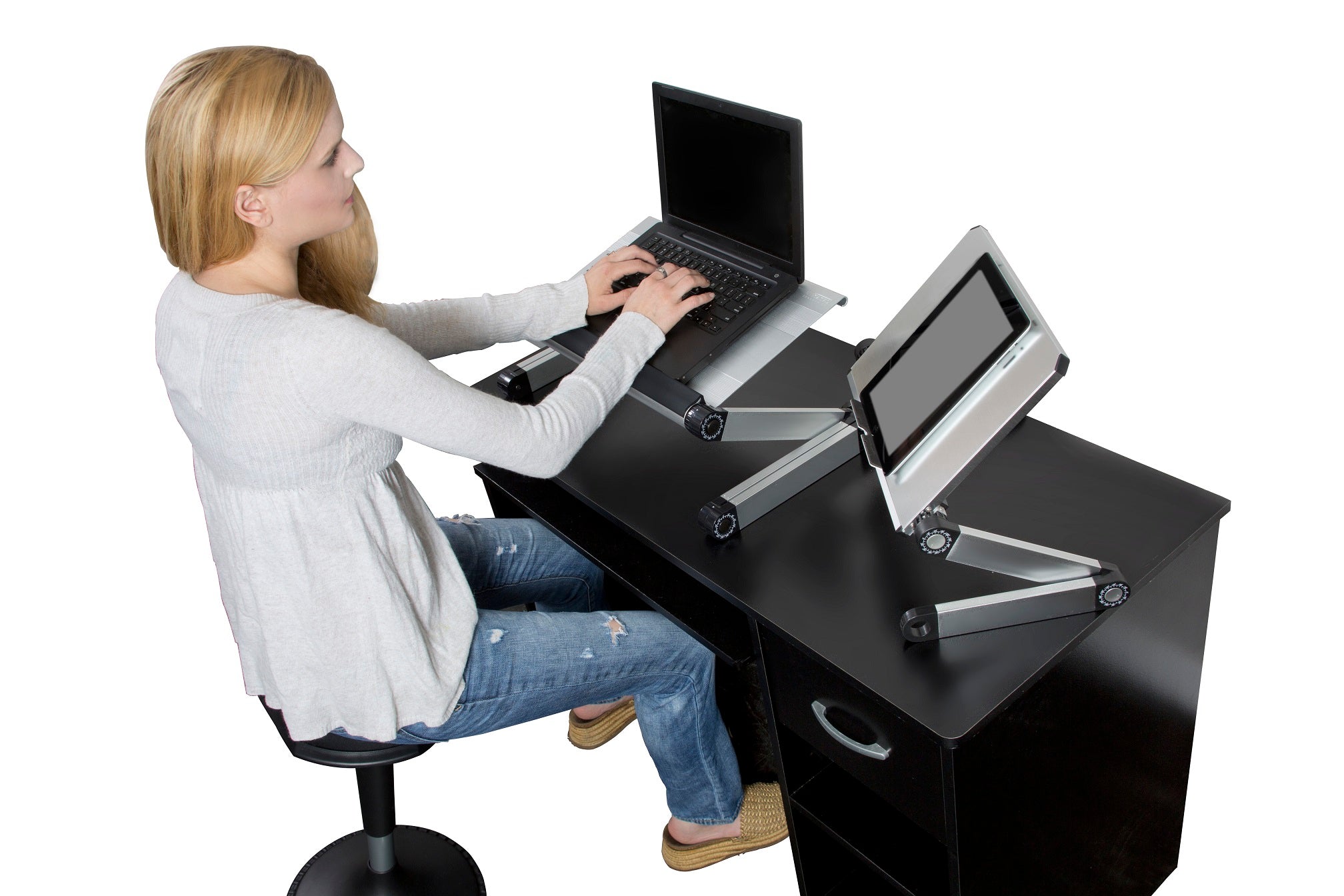 Work Better With An Adjustable Laptop Stand and Lap Desk ...