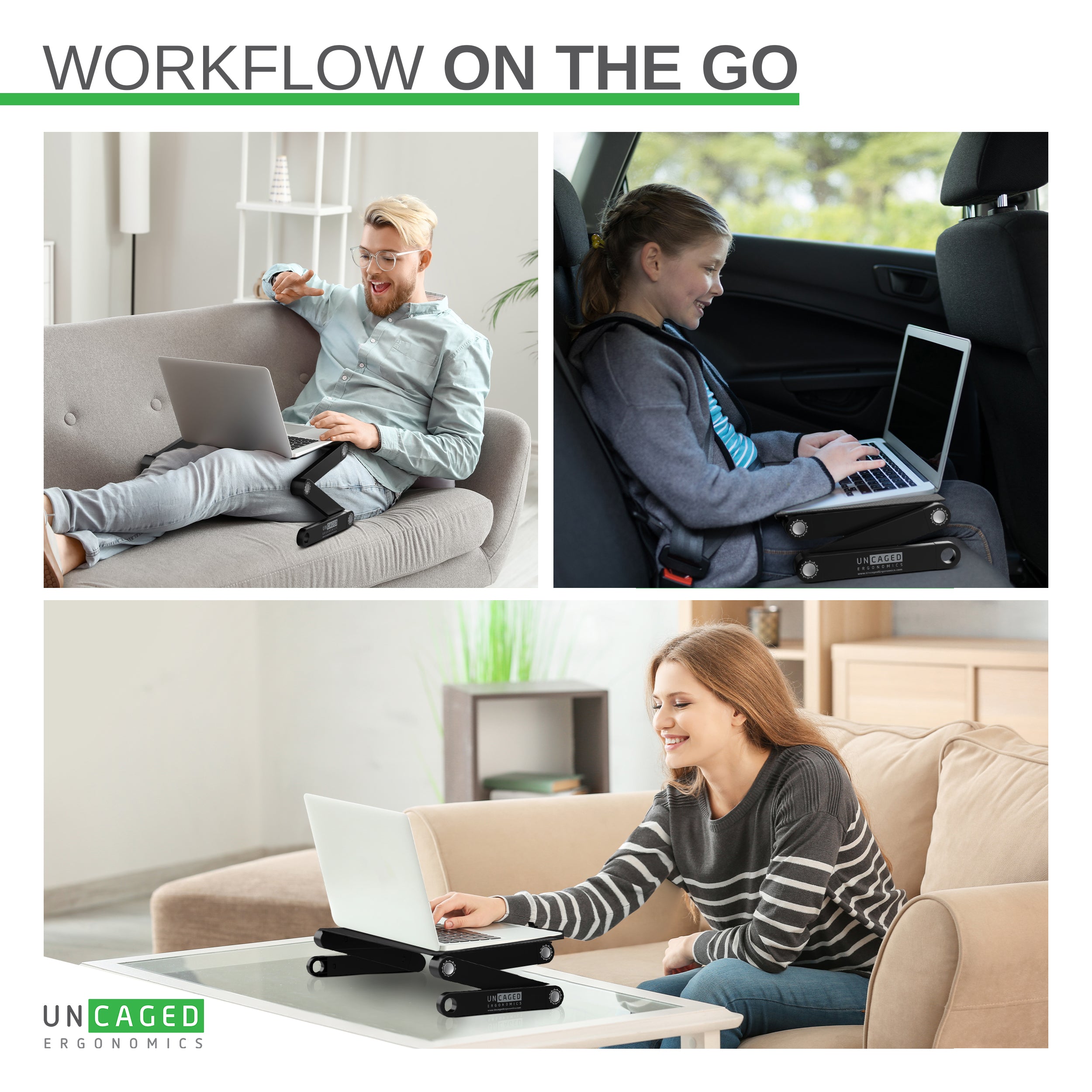 Laptop Stands & Lap Desks | Ergonomic & Adjustable | Uncaged Ergonomics ...